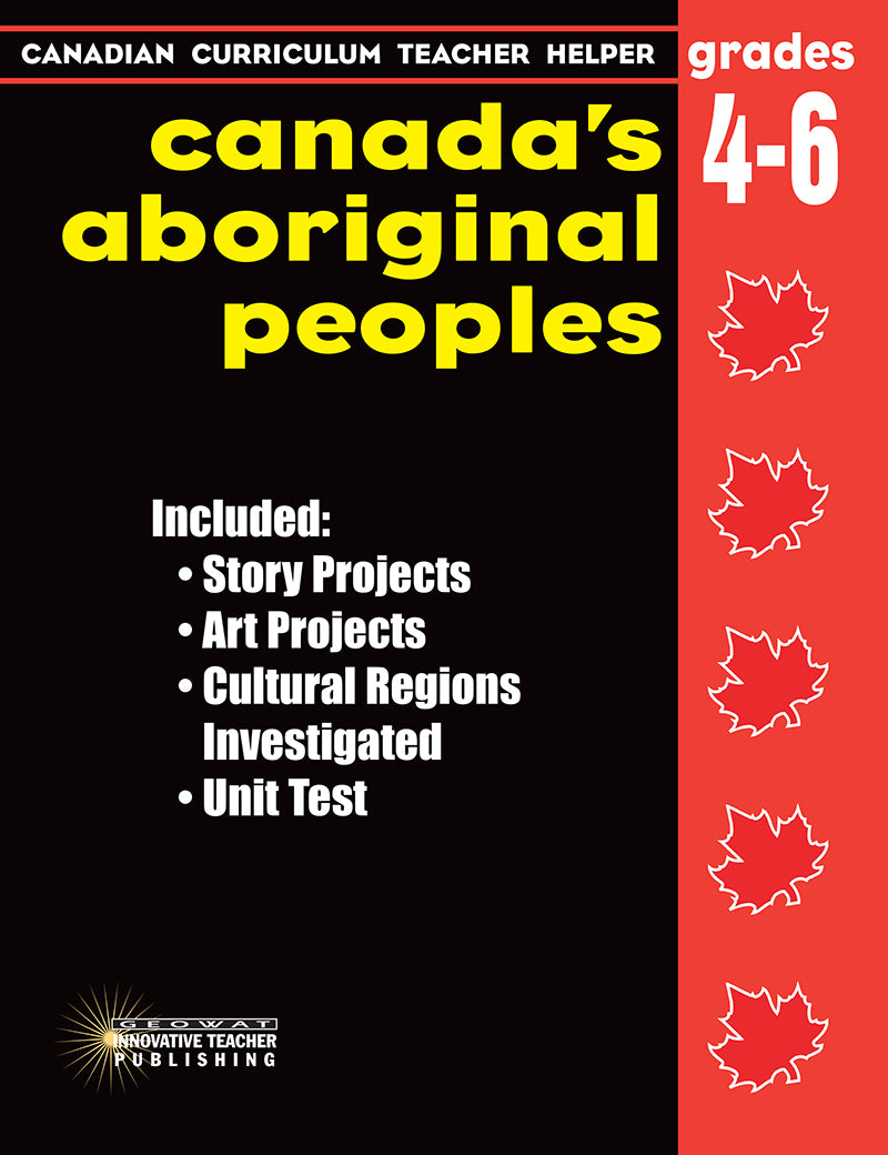 Canadian Curriculum Teacher Helper - Grades 4-6 Canada's Aboriginal Pe ...