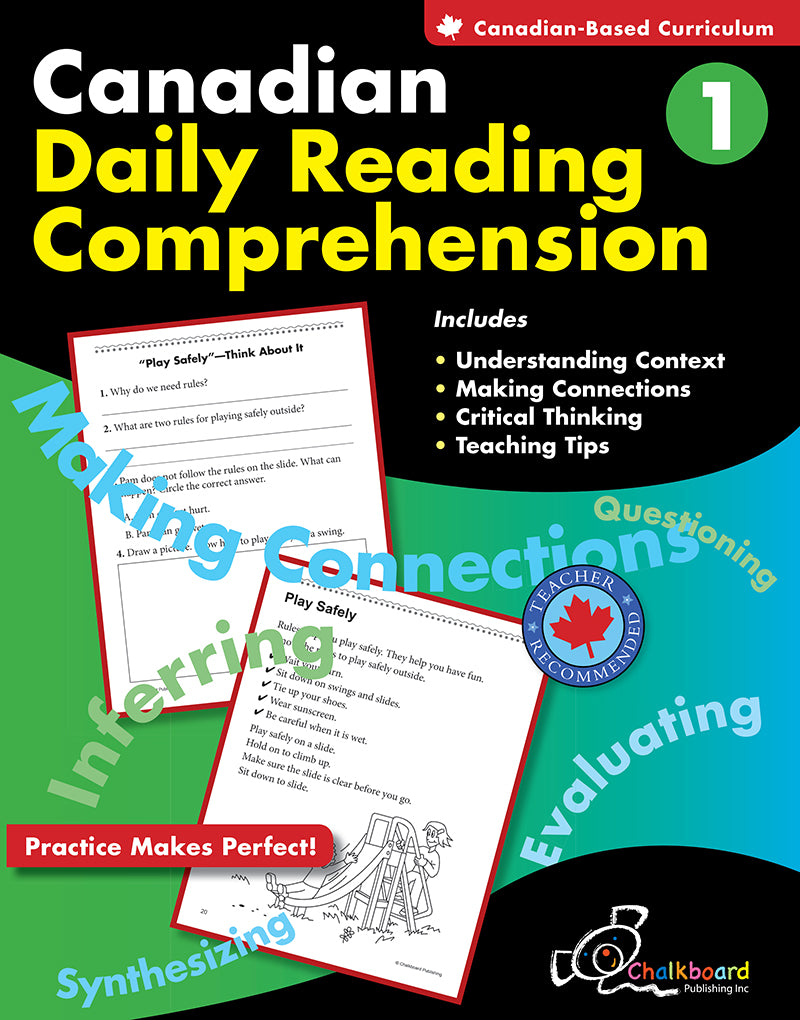 Canadian Daily Reading Comprehension: Grade 1 — Volumes Publishing