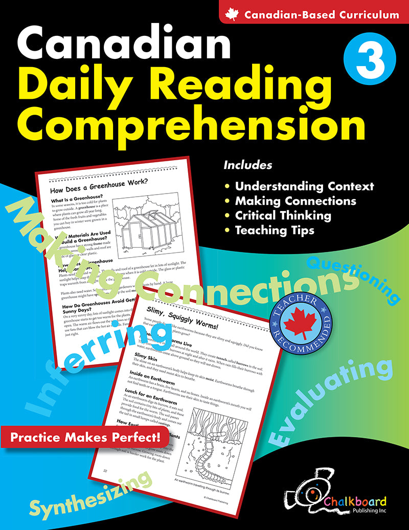 Canadian Daily Reading Comprehension: Grade 3 — Volumes Publishing