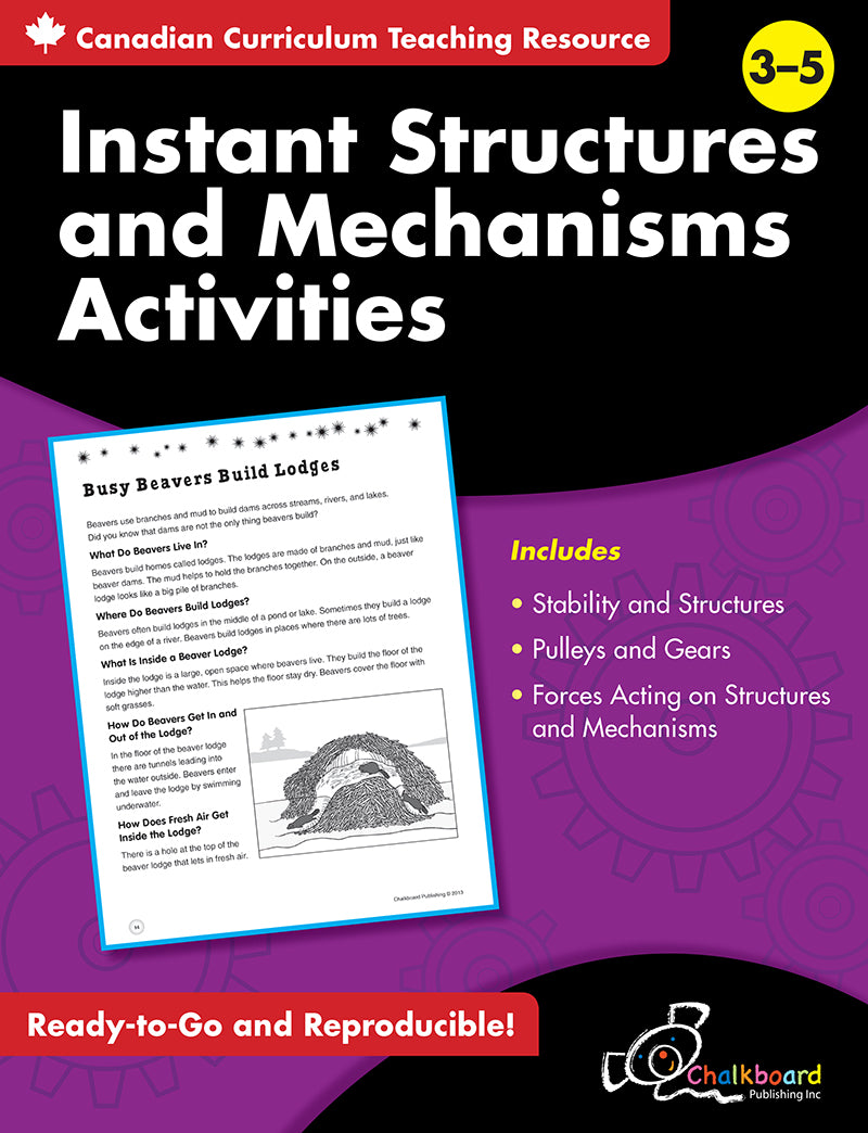 Canadian Curriculum Teaching Resource: Instant Structures and Mechanis ...