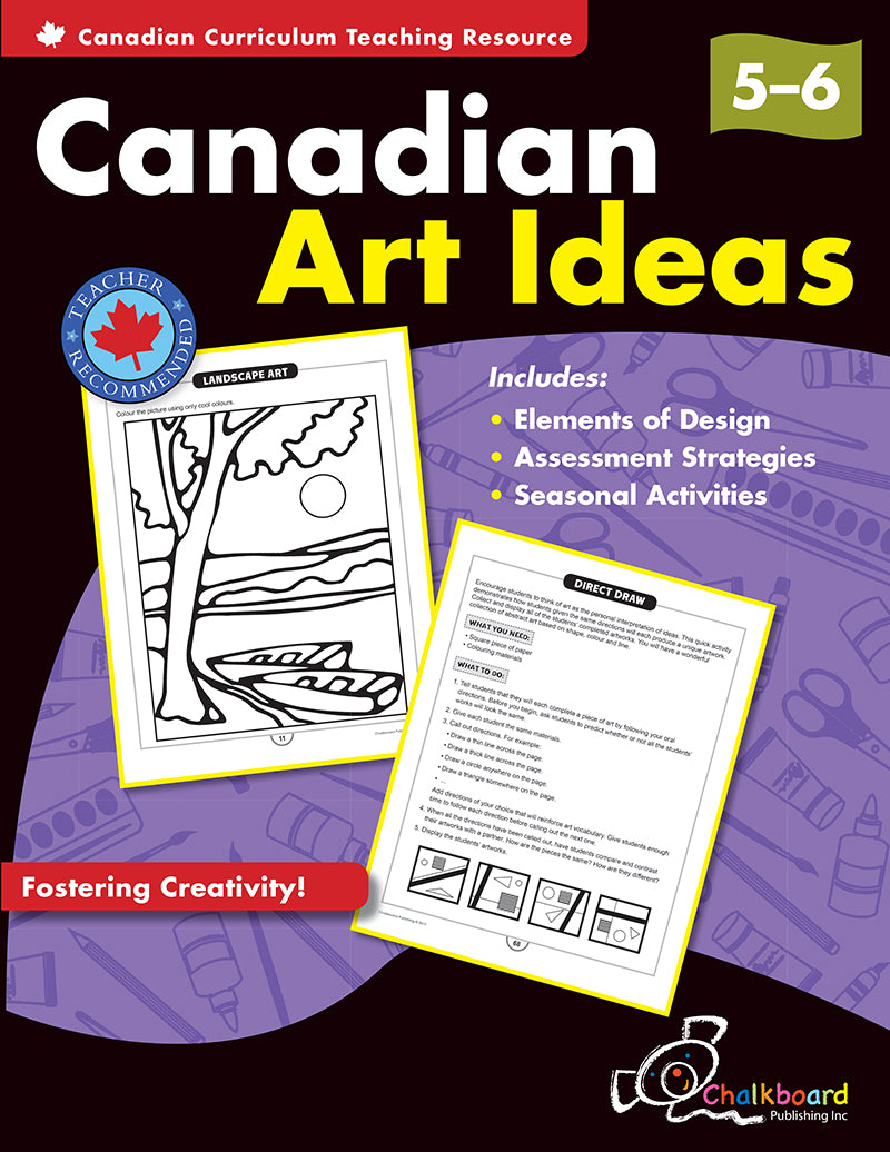 Canadian Art Ideas Grades 5-6 — Volumes Publishing