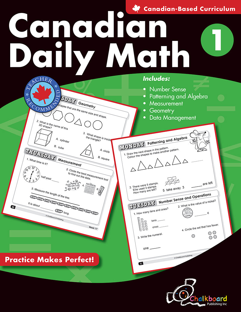 Canadian Daily Math Grade 1 — Volumes Publishing