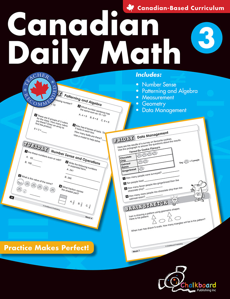 Canadian Daily Math Grade 3 — Volumes Publishing