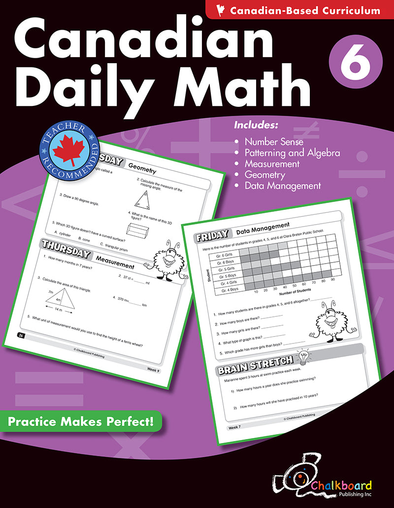 Canadian Daily Math Grade 6 — Volumes Publishing