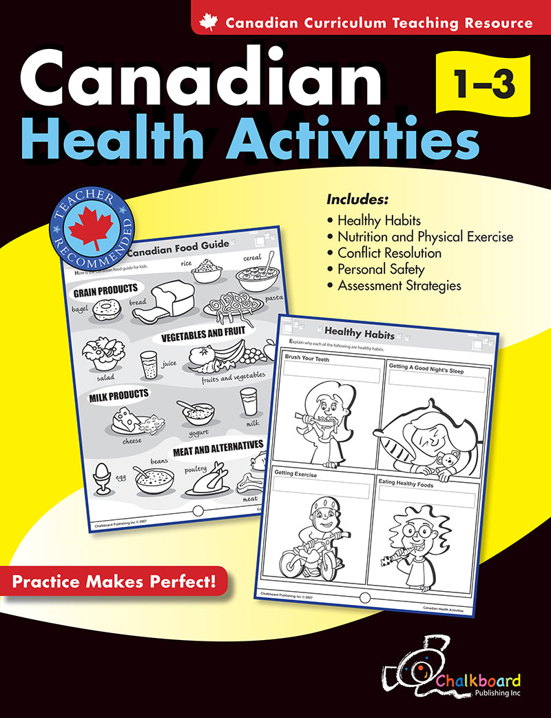 Canadian Health Activities Grades 1-3 — Volumes Publishing