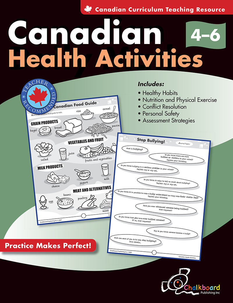 Canadian Health Activities Grades 4-6 — Volumes Publishing