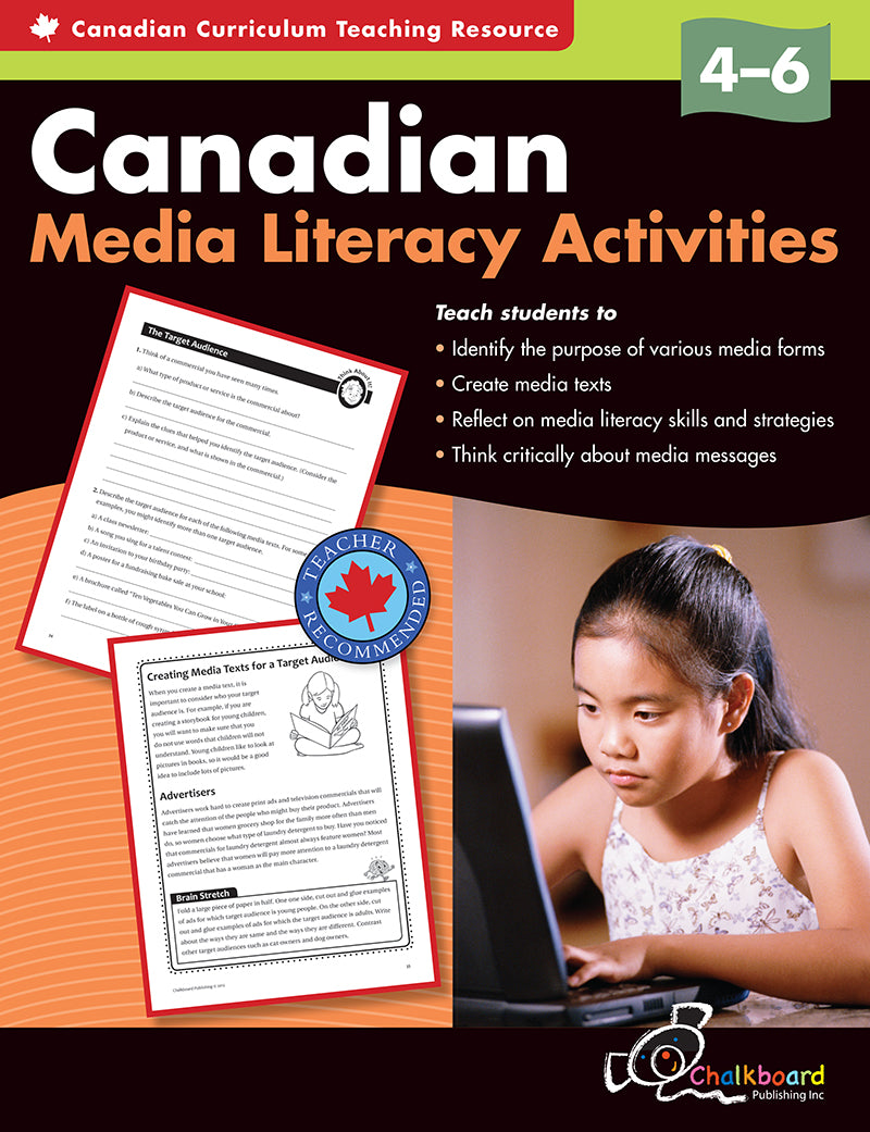 Canadian Media Literacy Activities 4-6 — Volumes Publishing