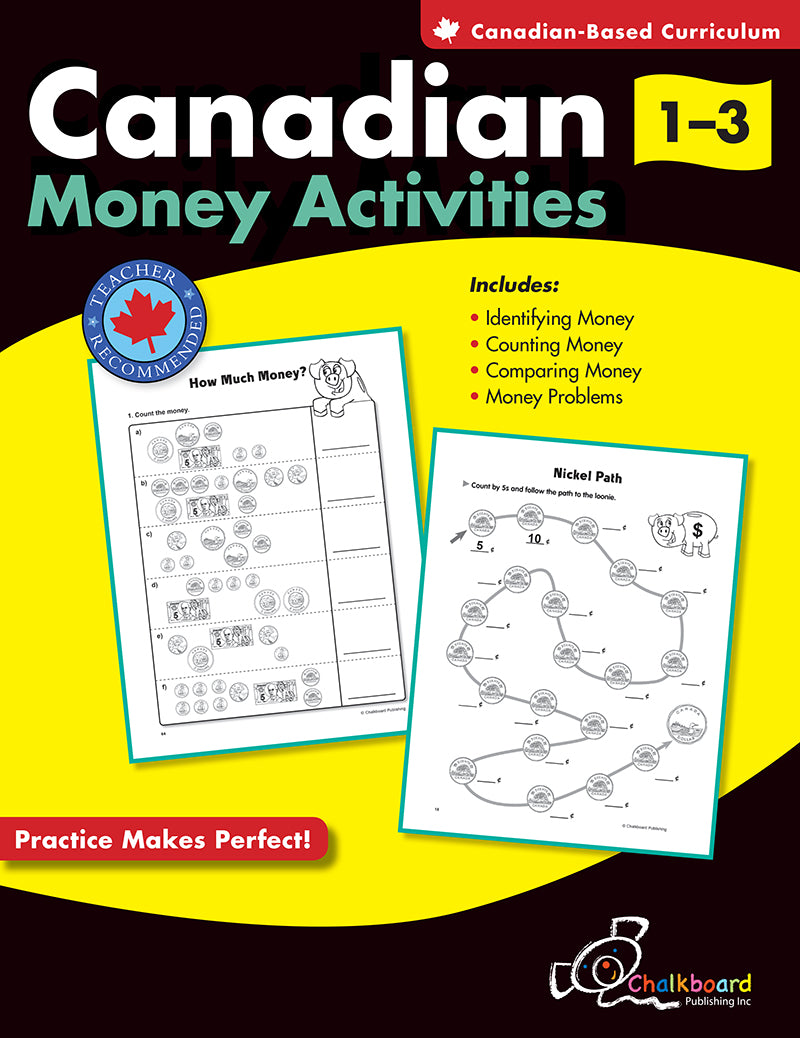 Canadian Money Activities Grades 1-3 — Volumes Publishing