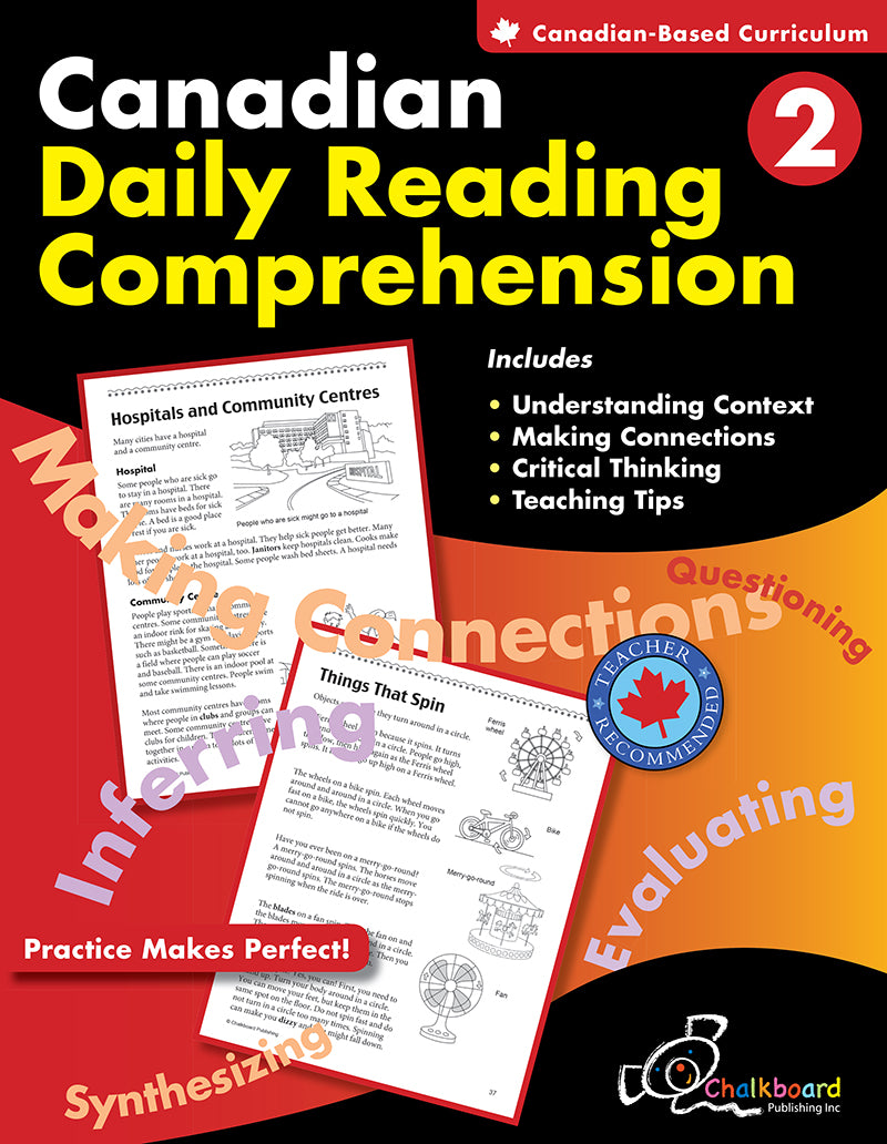 Canadian Daily Reading Comprehension Grade 2 — Volumes Publishing