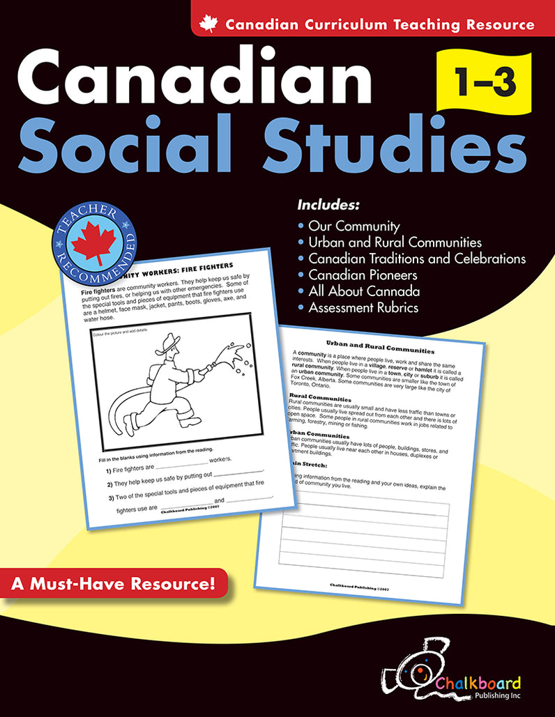 Canadian Social Studies Grades 1-3 — Volumes Publishing